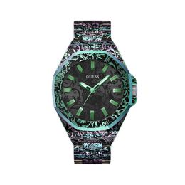 Guess Uhr 'Roar' Herren Gr&ouml;&szlig;e One Size mint / flieder / schwarz