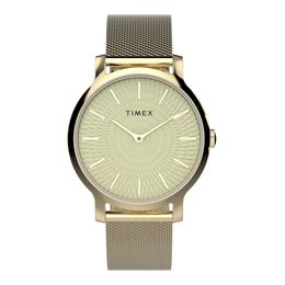 Timex Analog Watch 'Transcend ' female Gold size One Size