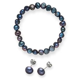 Valero Pearls Jewelry Set female Blue size One Size