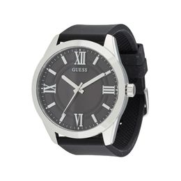 Guess Uhr 'ELLIOT' Herren Gr&ouml;&szlig;e One Size schwarz / silber