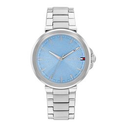 Tommy Hilfiger Uhr 'LORI' Damen Gr&ouml;&szlig;e One Size hellblau / silber