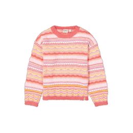 Garcia Pullover M&auml;dchen Gr&ouml;&szlig;e 128 gelb / pfirsich / rosa / himbeer