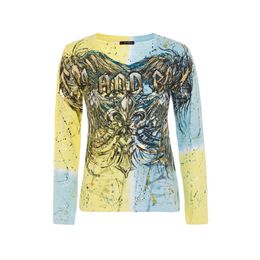 Cipo & Baxx Cipo & Baxx Shirt female Blue, Yellow size S