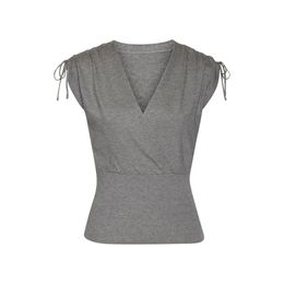 Lascana Stricktop Damen Gr&ouml;&szlig;e XS/S hellgrau