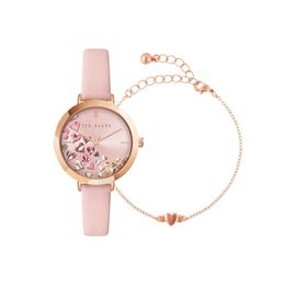 Ted Baker Analoguhr 'Ammy Iconic' Damen Gr&ouml;&szlig;e One Size rosegold / pastellpink