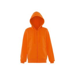 Nally Zip-Up Hoodie female Orange size XL