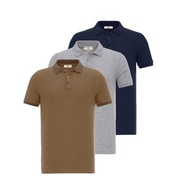 Daniel Hills Shirt Herren Gr&ouml;&szlig;e XL navy / braun / graumeliert