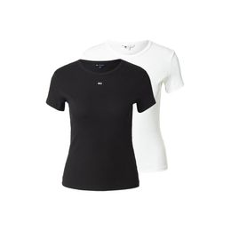 Tommy Jeans Shirt 'ESSENTIAL' female Black, White size L