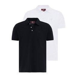 Williot Poloshirt Herren Gr&ouml;&szlig;e XXXL schwarz / wei&szlig;