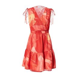 Vila Kleid Damen Gr&ouml;&szlig;e 36 zitrone / apricot / hellrot Winterkleid