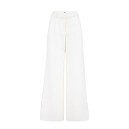 WE Fashion Pleat-Front Pants female White size 40