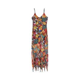 Desigual Kleid Damen Gr&ouml;&szlig;e 36 t&uuml;rkis / gelb / orange / schwarz Winterkleid