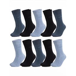 Occulto Socks 'Philipp' male Blue, Black size 39-42