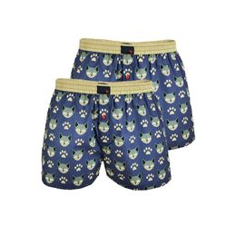 Unabux Boxer shorts 'Flying Falcon' male Blue size M