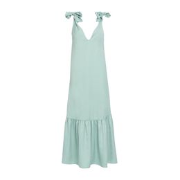 Influencer Sommerkleid Damen Gr&ouml;&szlig;e 38 aqua Winterkleid