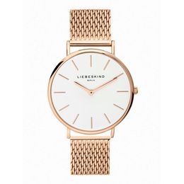 Liebeskind Berlin Uhr Damen Gr&ouml;&szlig;e One Size rosegold / wei&szlig;