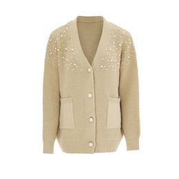 caissa Strickjacke Damen Gr&ouml;&szlig;e M beige