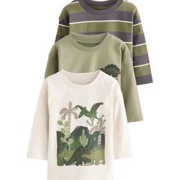 next Shirt boy Green, White size 3-4 yrs