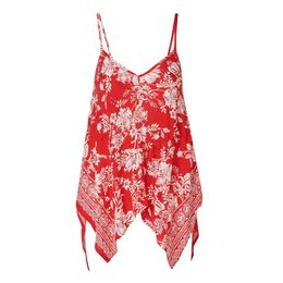 KOROSHI Top Damen Gr&ouml;&szlig;e M rot / wei&szlig;