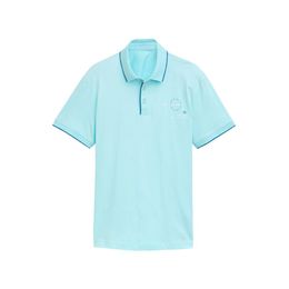 Tom Tailor Poloshirt Herren Gr&ouml;&szlig;e XL t&uuml;rkis / petrol / wei&szlig;