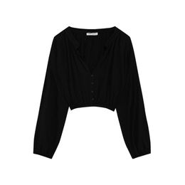 Pull&Bear Pull&bear Blouse female Black size S