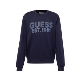 Guess Sweatshirt 'Beau' Herren Gr&ouml;&szlig;e S navy / taubenblau