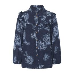 Culture Bluse 'Alexa' Damen Gr&ouml;&szlig;e XS navy / hellgrau