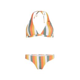 O`Neill O'NEILL Bikini 'Marga Rita' Damen Gr&ouml;&szlig;e M/L gelb / smaragd / orange / wei&szlig;