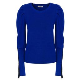 Influencer Pullover Damen Gr&ouml;&szlig;e M royalblau