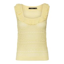 V&eacute;ro Moda Vero Moda Knitted Top 'Mikia' female Yellow size M