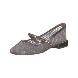 Alma en Pena Ballet Flats with Strap female Bronze size 37