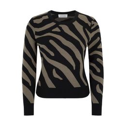 Guido Maria Kretschmer Women Pullover 'Liddy' Damen Gr&ouml;&szlig;e XS/S kitt / schwarz