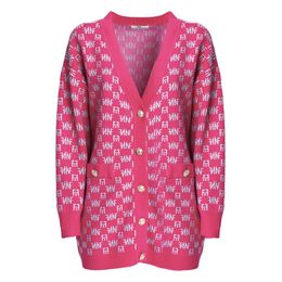 Influencer Knit Cardigan female Pink size S