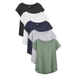 next Shirt female Blue, Grey, Green, White size 6