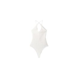 Bershka Shirt Bodysuit female White size L