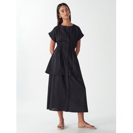 Willa Kleid 'Teddy' Damen Gr&ouml;&szlig;e 46 schwarz Winterkleid