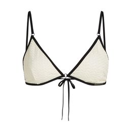 K by KARL LAGERFELD Karl Lagerfeld Bikinitop Damen Gr&ouml;&szlig;e 75 creme / schwarz