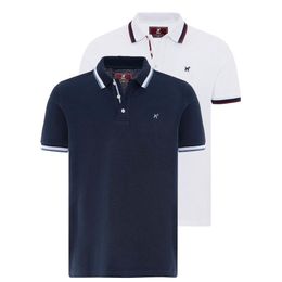 Williot Poloshirt Herren Gr&ouml;&szlig;e XL navy / opal / weinrot / wei&szlig;