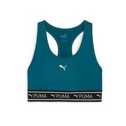 Puma Sport-BH '4KEEPS' Damen Gr&ouml;&szlig;e XL petrol / schwarz / wei&szlig;