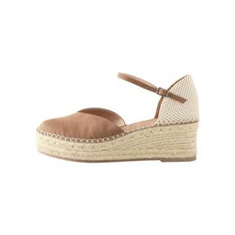 next Espadrilles Damen Gr&ouml;&szlig;e 39 creme / dunkelbeige