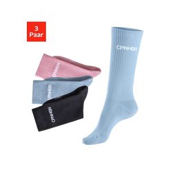 Copenhagen Studios Socken Damen Gr&ouml;&szlig;e 47/48 hellblau / rosa / schwarz / wei&szlig;