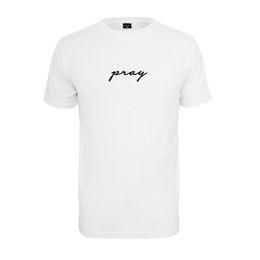 Mister Tee Shirt 'Pray' Herren Gr&ouml;&szlig;e XS schwarz / wei&szlig;