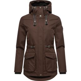 Marikoo Between-Seasons Parka 'Babetaa' female Brown size XS