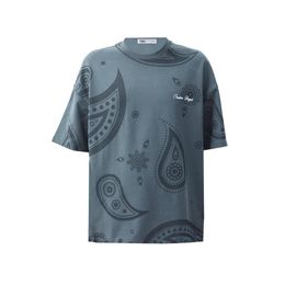 VAMOS CLO Shirt Herren Gr&ouml;&szlig;e L grau / schwarz / wei&szlig;