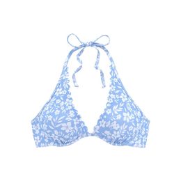 Vivance Bikinitop Damen Gr&ouml;&szlig;e 75 hellblau / wei&szlig;