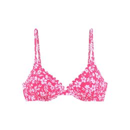 Vivance Bikinitop Damen Gr&ouml;&szlig;e 75 pink / wei&szlig;