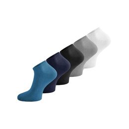 Normani Socken Damen Gr&ouml;&szlig;e 48/50 azur / graumeliert / schwarz / wei&szlig;