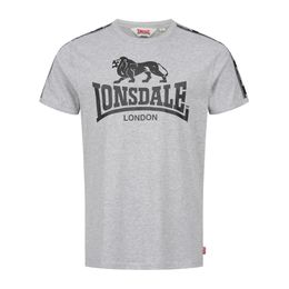 Lonsdale Shirt 'STOUR' Herren Gr&ouml;&szlig;e M grau / schwarz