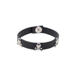 Scalpers Armband Damen Gr&ouml;&szlig;e One Size schwarz / silber