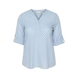 Kaffe CURVE Bluse 'Solo' Damen Gr&ouml;&szlig;e 7XL blau